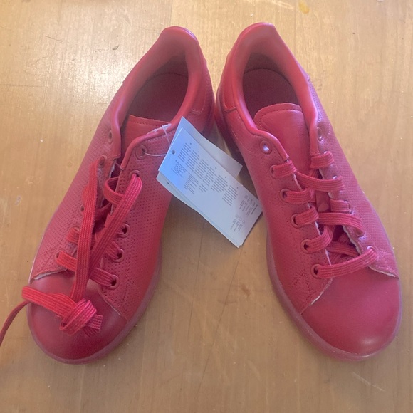 adidas | Shoes | Adidas Red Stan Smith Size 5 Us | Poshmark